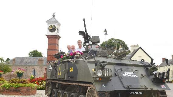 Usk's gunning for glory as Britain in Bloom judges roll in on tank tour ...
