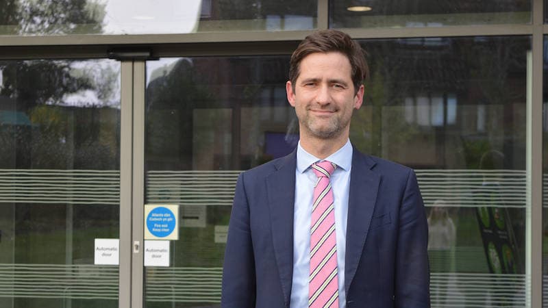 Monmouth Comprehensive School headteacher Hugo Hutchison clears prom ...