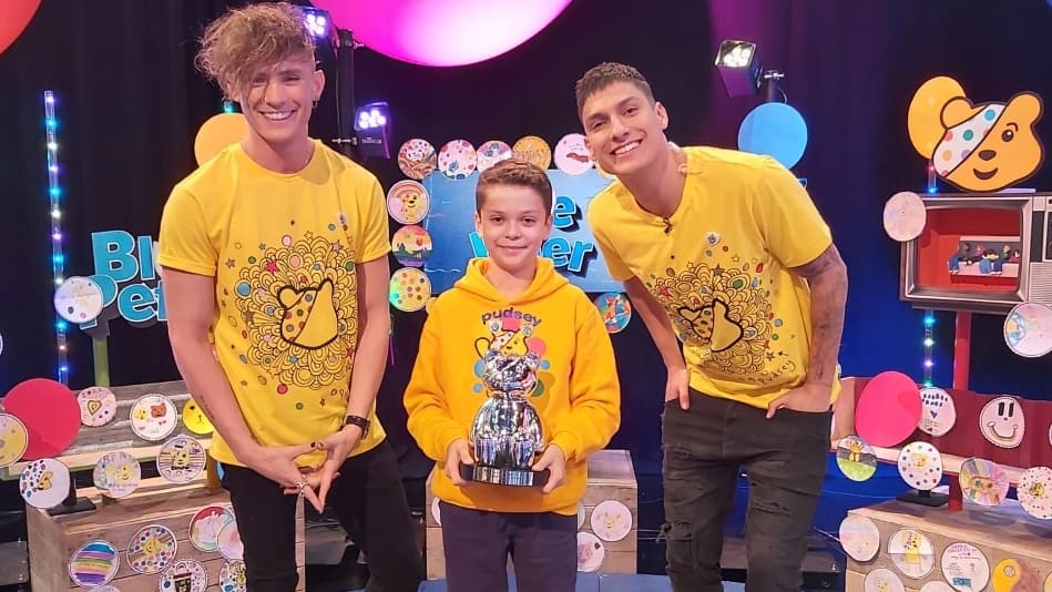 Chepstow pupil first to get Sir Terry's award for Children in Need ...