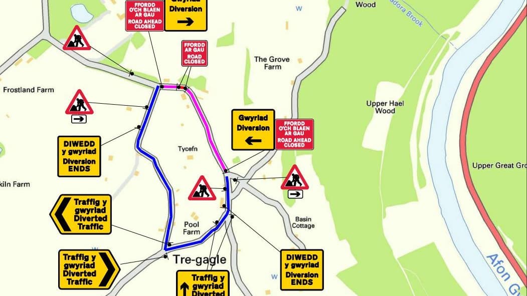 Emergency road closures in Monmouthshire | monmouthshirebeacon.co.uk