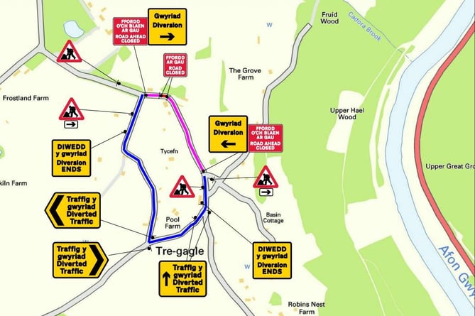 Emergency road closures in Monmouthshire | monmouthshirebeacon.co.uk