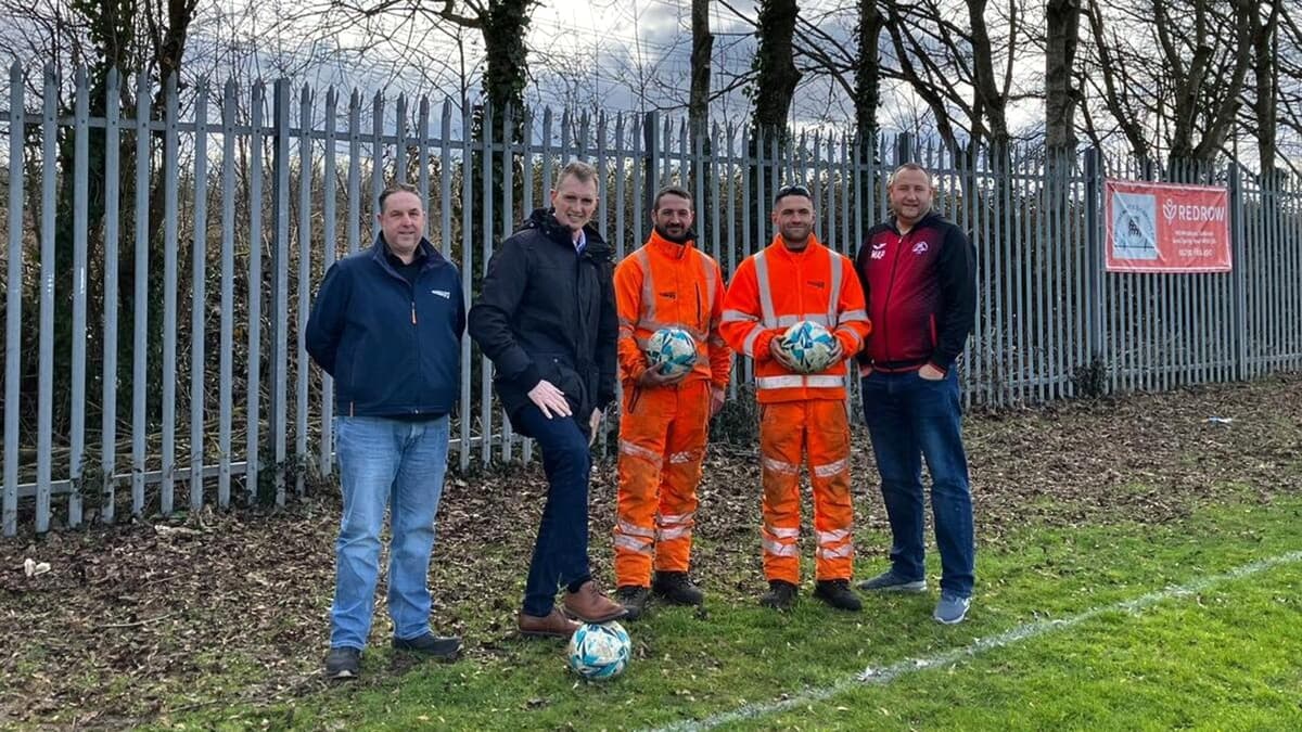 Footballers back on track after rail rescue | monmouthshirebeacon.co.uk