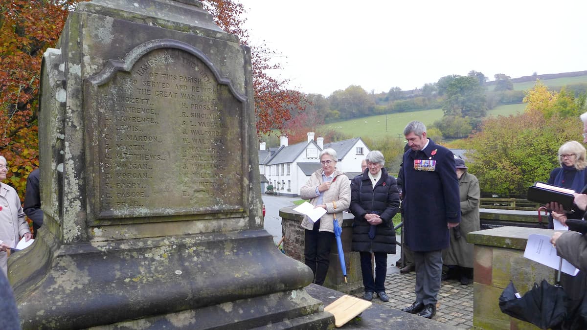 Skenfrith Remembrance service | monmouthshirebeacon.co.uk