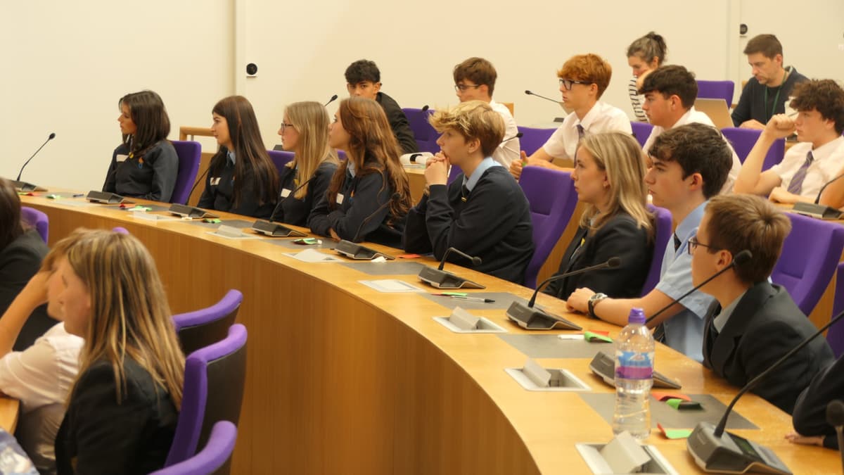MonLife's Youth Service welcomes young people to County Hall ...