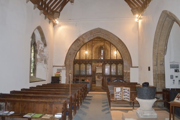 Indoor plumbing for historic Tidenham church near Chepstow ...