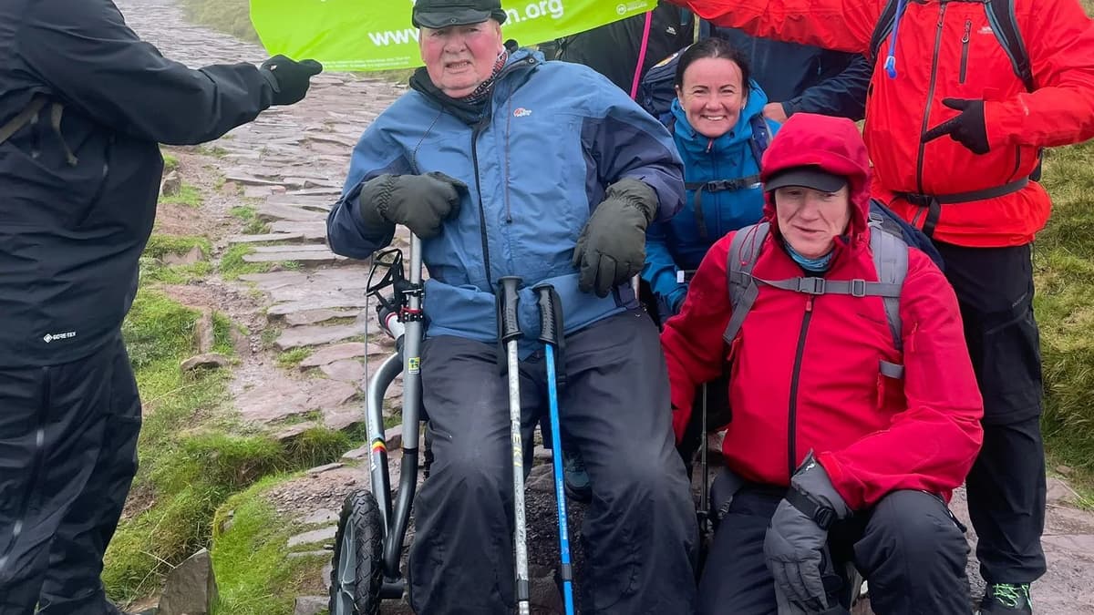 A walk to remember for 86-year-old Ian! | monmouthshirebeacon.co.uk