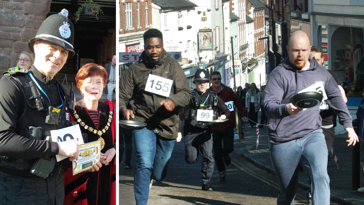 Flipping great fun at annual pancake race | monmouthshirebeacon.co.uk