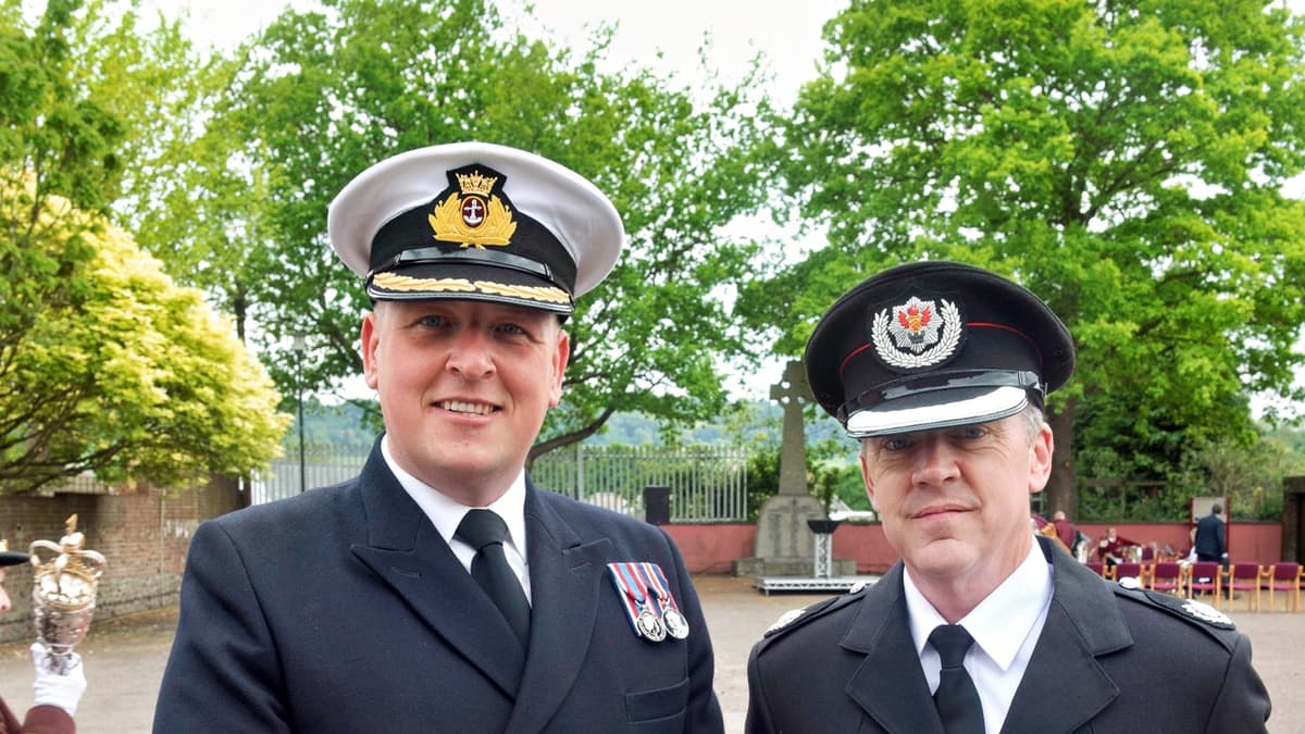 Two Monmouth men took part in London's VE parade | monmouthshirebeacon.co.uk