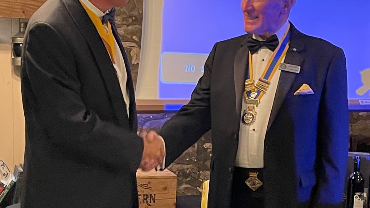 Guy Wilson becomes Chepstow Rotary Club president, succeeding father ...