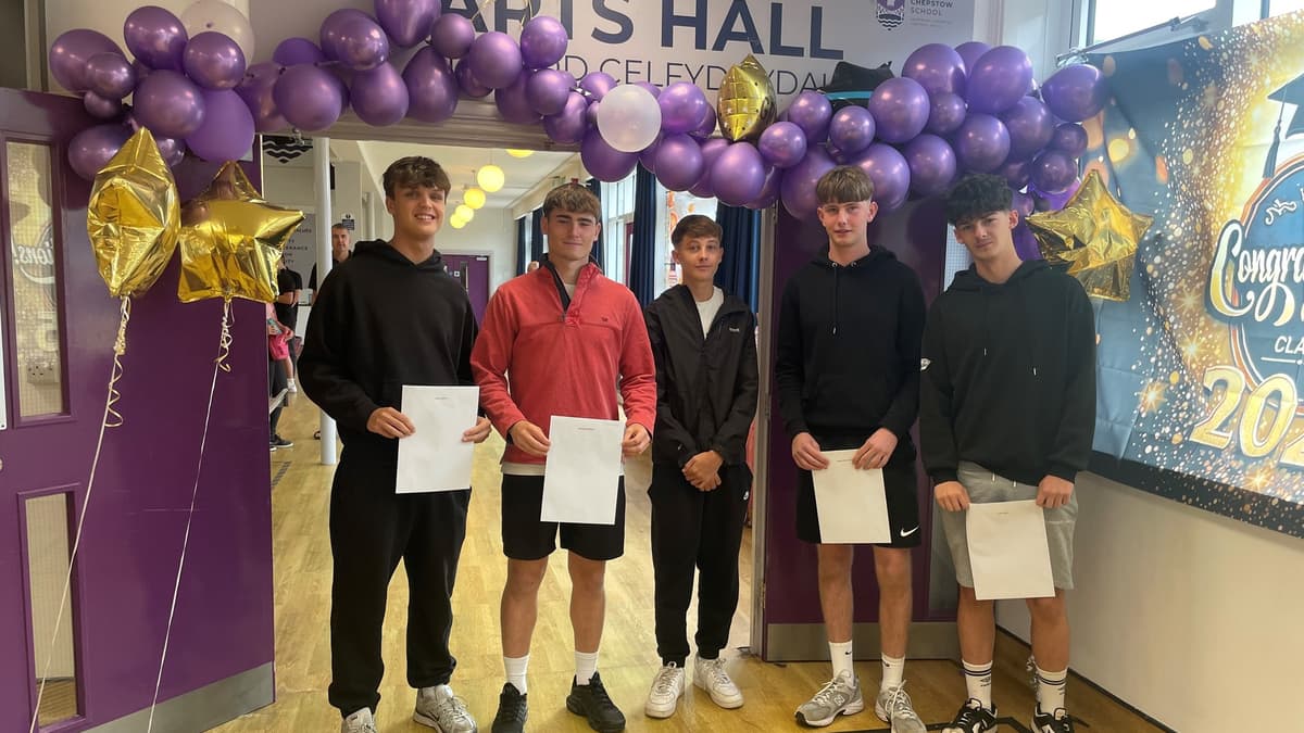 Chepstow School's GCSE success: Over 40% achieve A*/A ...