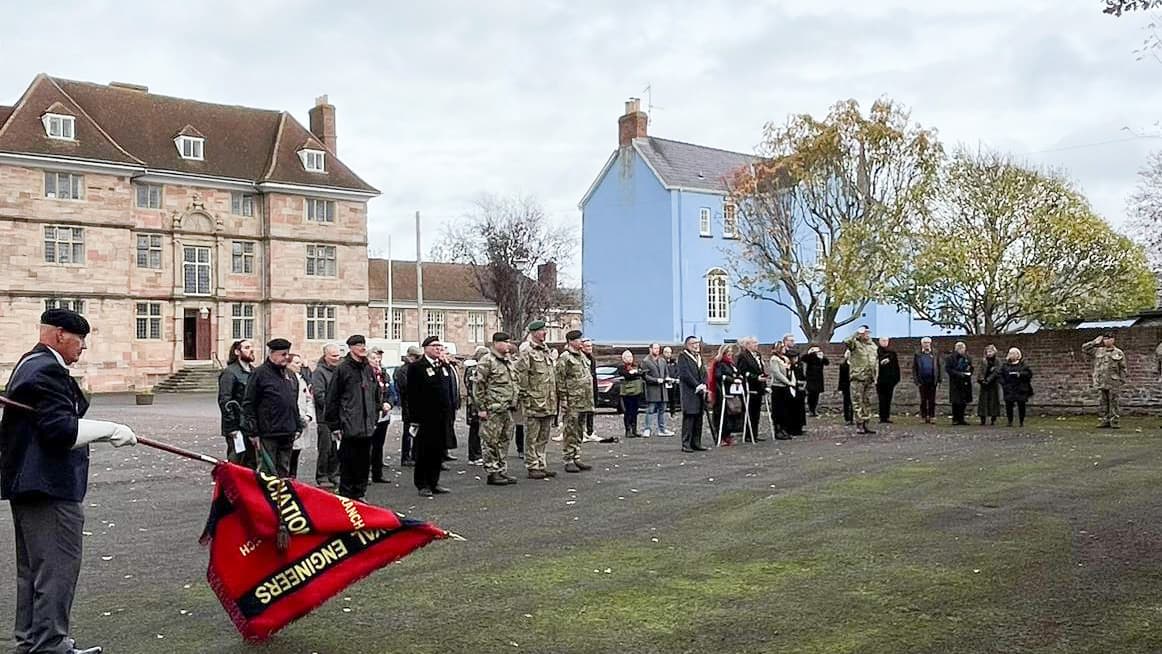 Monmouth Castle hosts Armistice Day service to honour fallen heroes ...