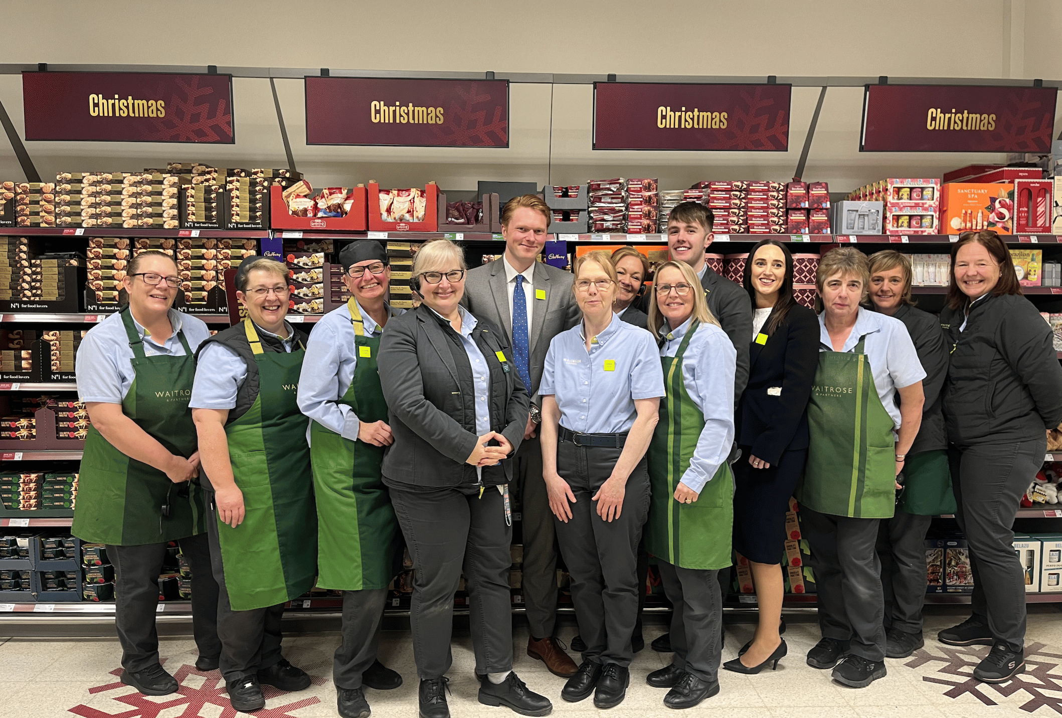Waitrose welcomes customers again after Storm Claudia deluge ...