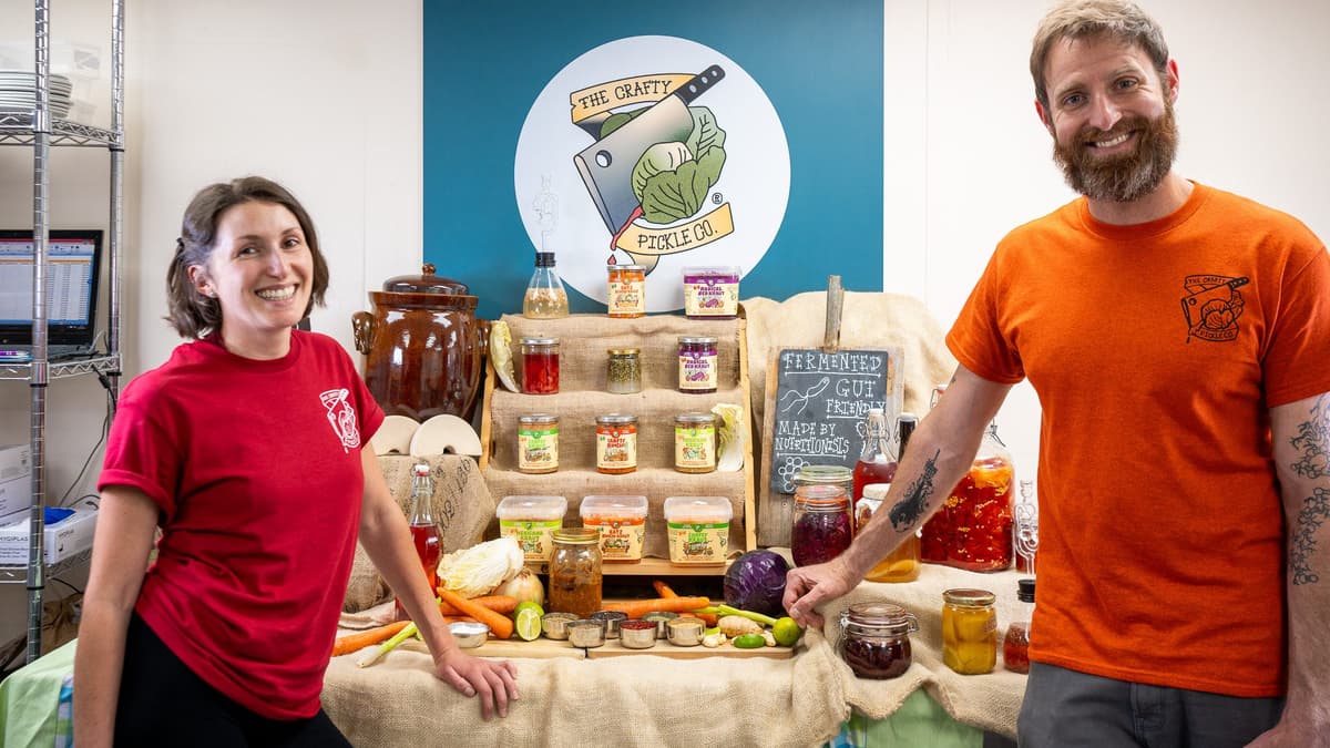 Vegan couple use food waste for fermenting classes, offer bus stays ...