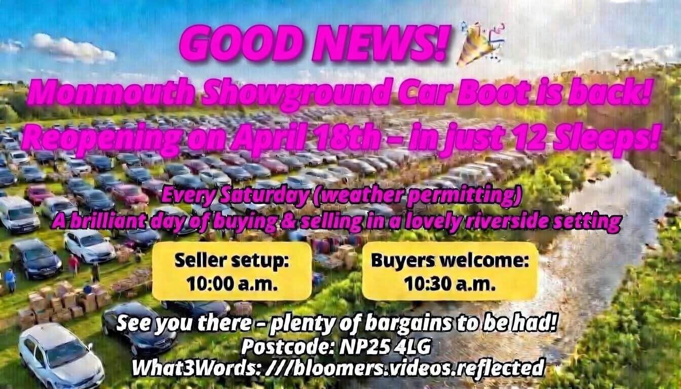 Monmouth showground car boot is back! | monmouthshirebeacon.co.uk