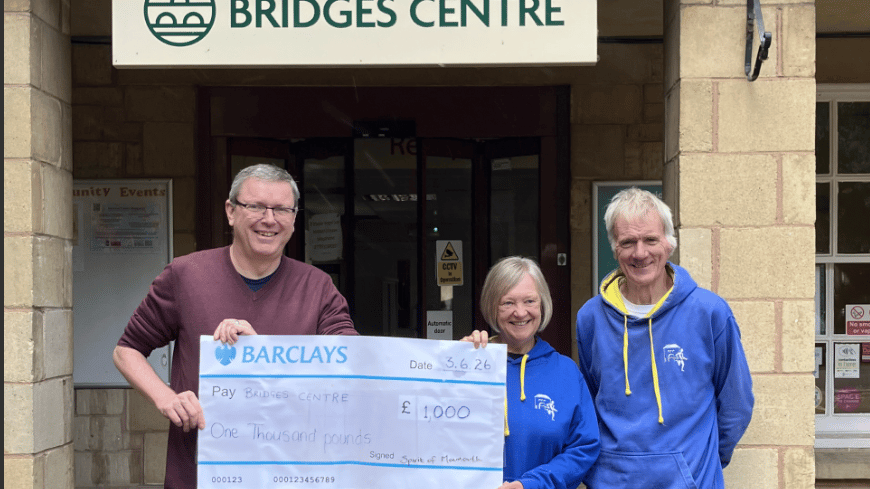 Kymin Dash raises £1,000 for Bridges Community Centre ...